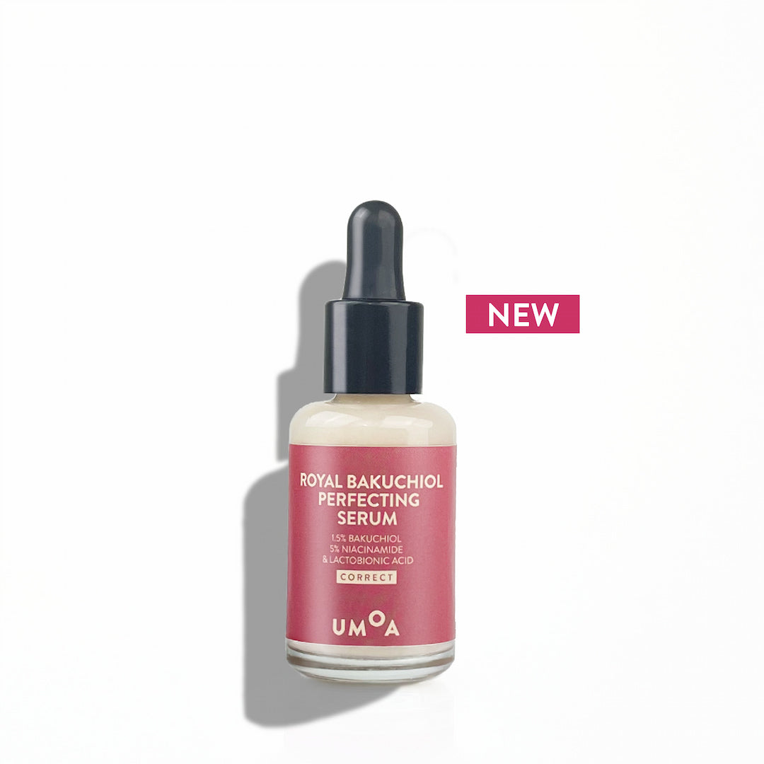 Natural anti-aging facial serum with Bakuchiol and Niacinamide | UMOA ...
